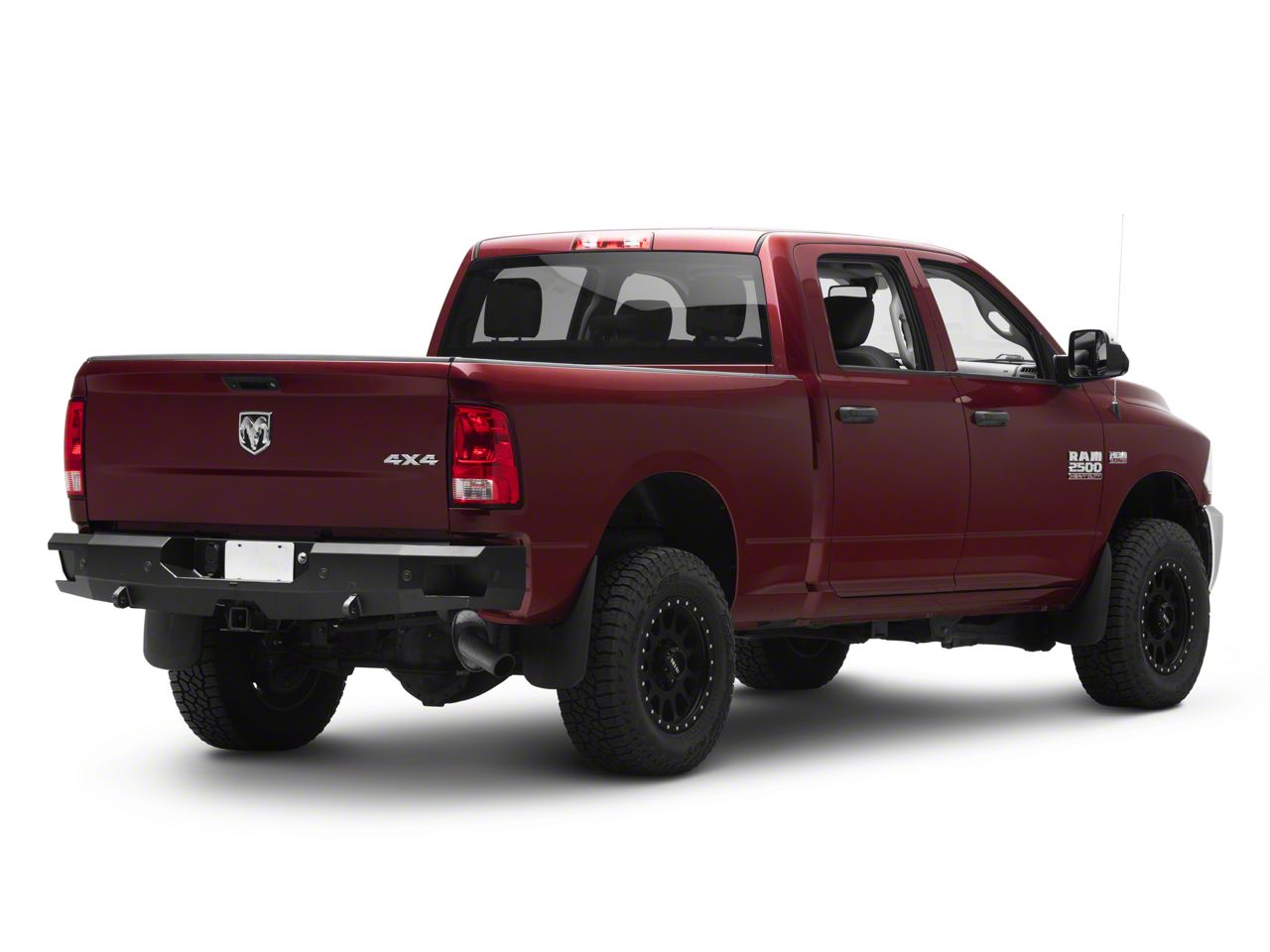 RAM 3500 Premier Series Rear Bumper; Black Textured (10-24 RAM 3500 ...