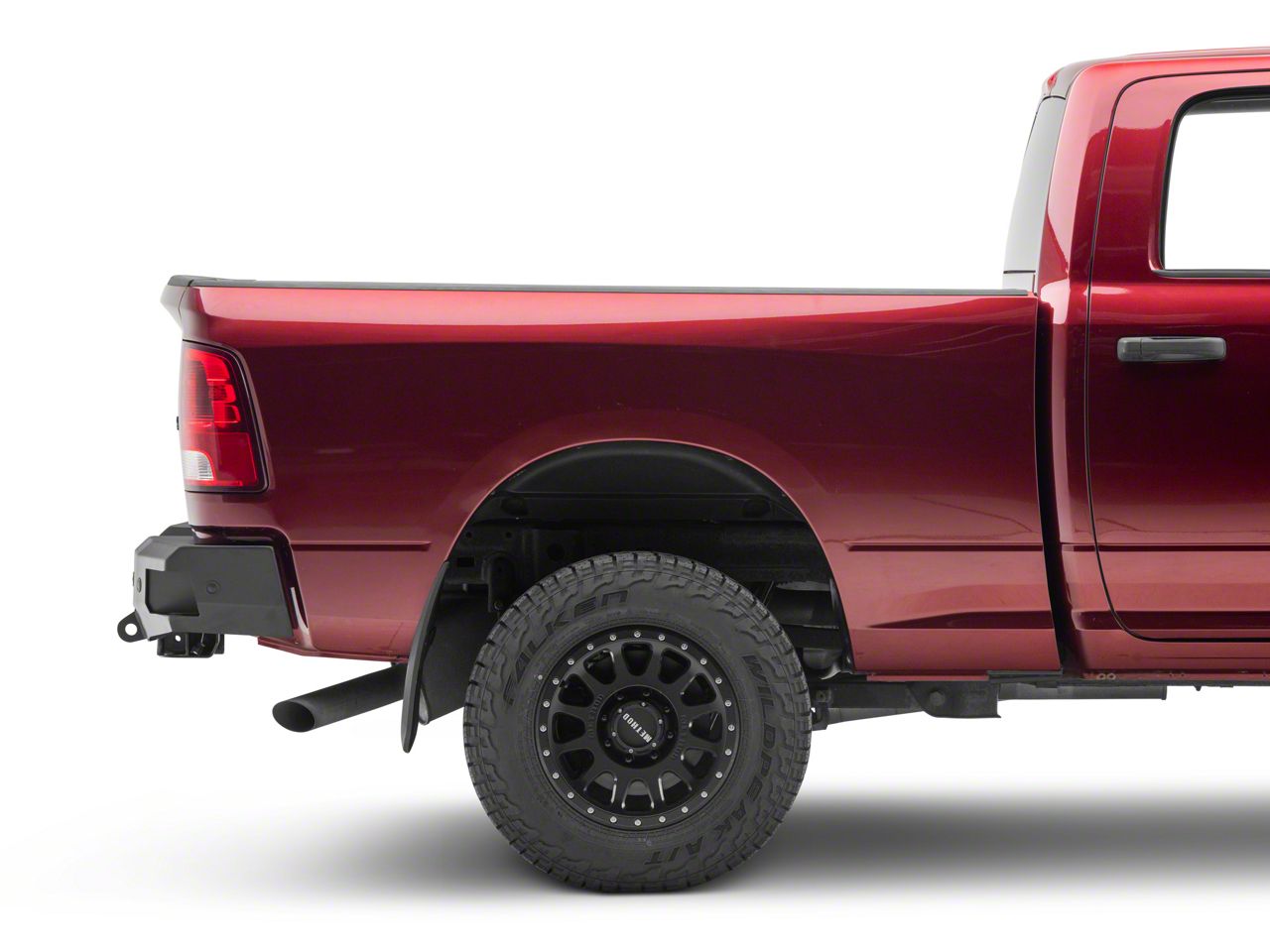 RAM 3500 Premier Series Rear Bumper; Black Textured (10-24 RAM 3500 ...