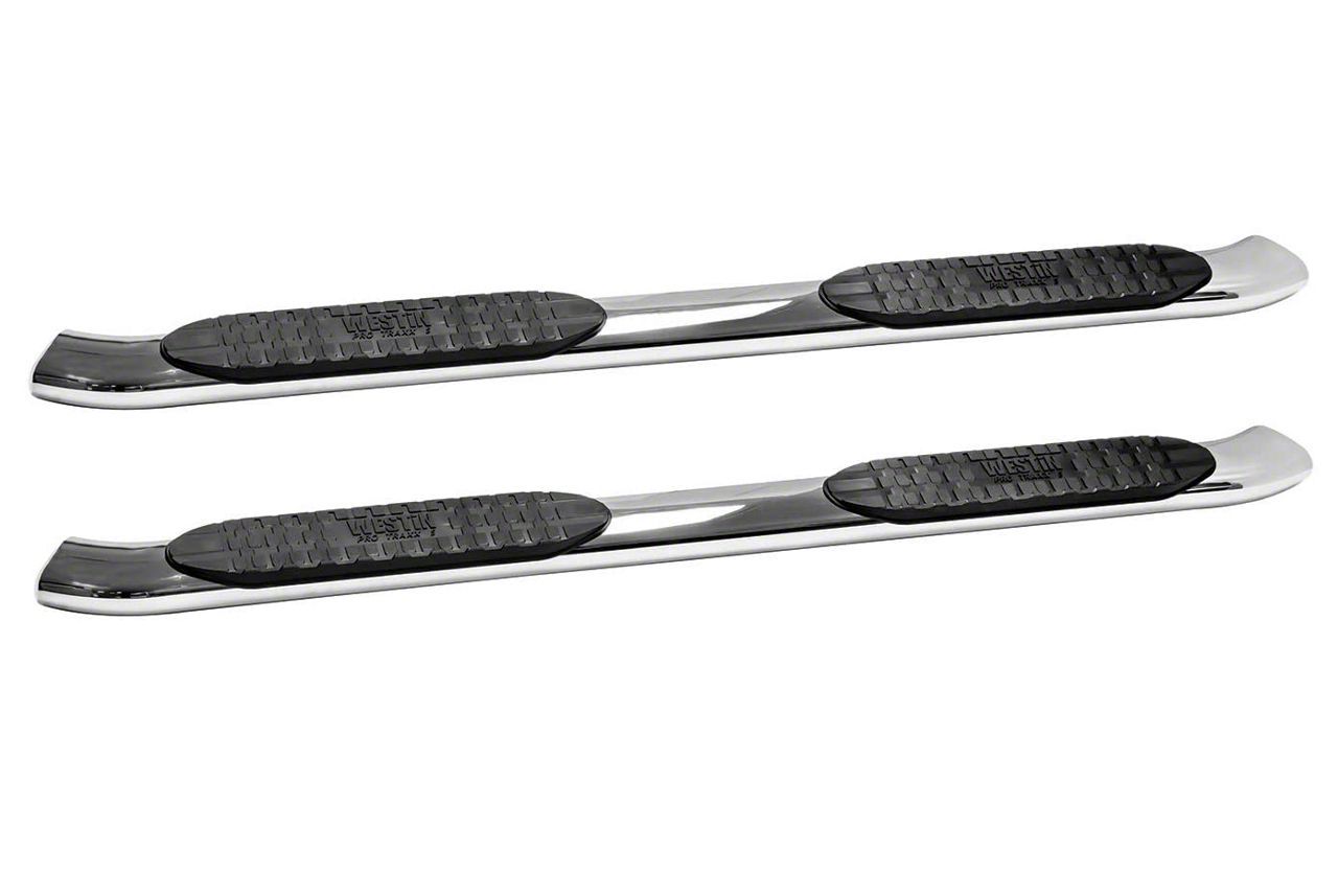 Westin RAM 3500 Pro Traxx 5-Inch Oval Side Step Bars; Stainless Steel ...