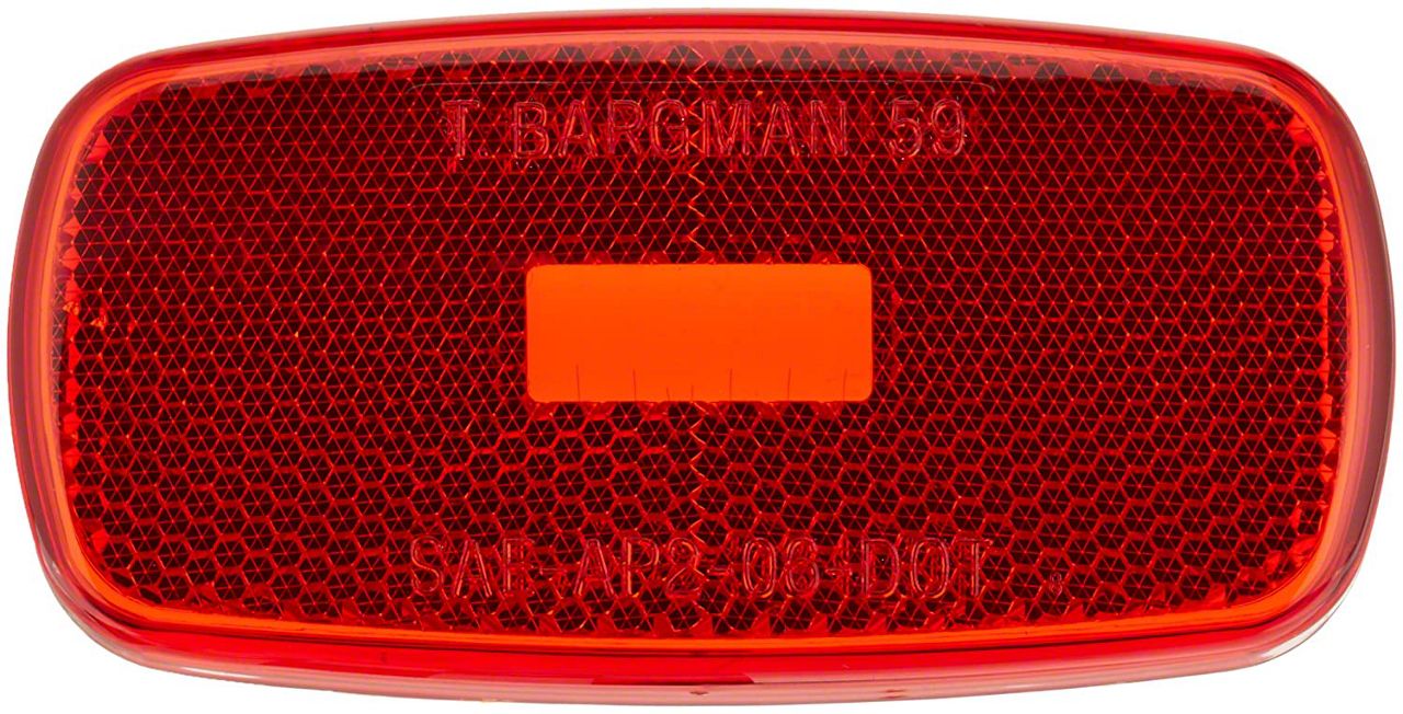RAM 3500 Replacement Trailer Clearance Light Lens 59; Red