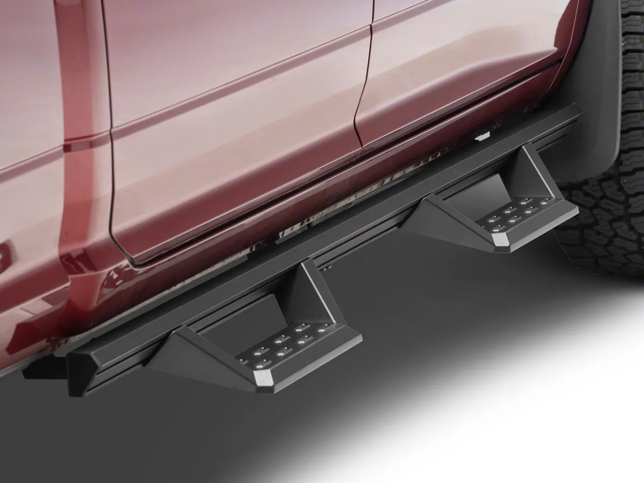 RAM 3500 STX Drop Side Step Bars; Black (10-24 RAM 3500 Crew Cab ...