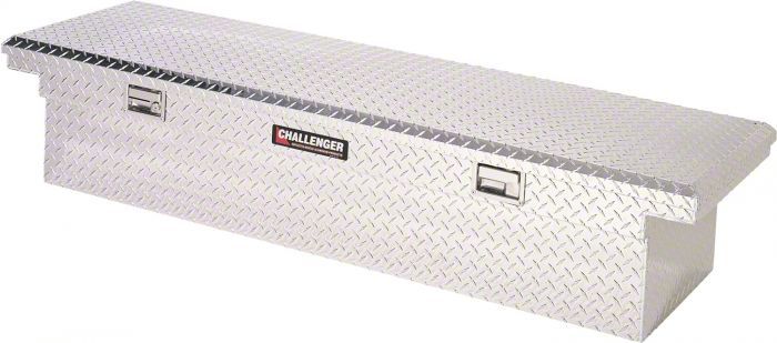 RAM 3500 Challenger Low Profile Single Lid Crossover Tool Box; Brite ...