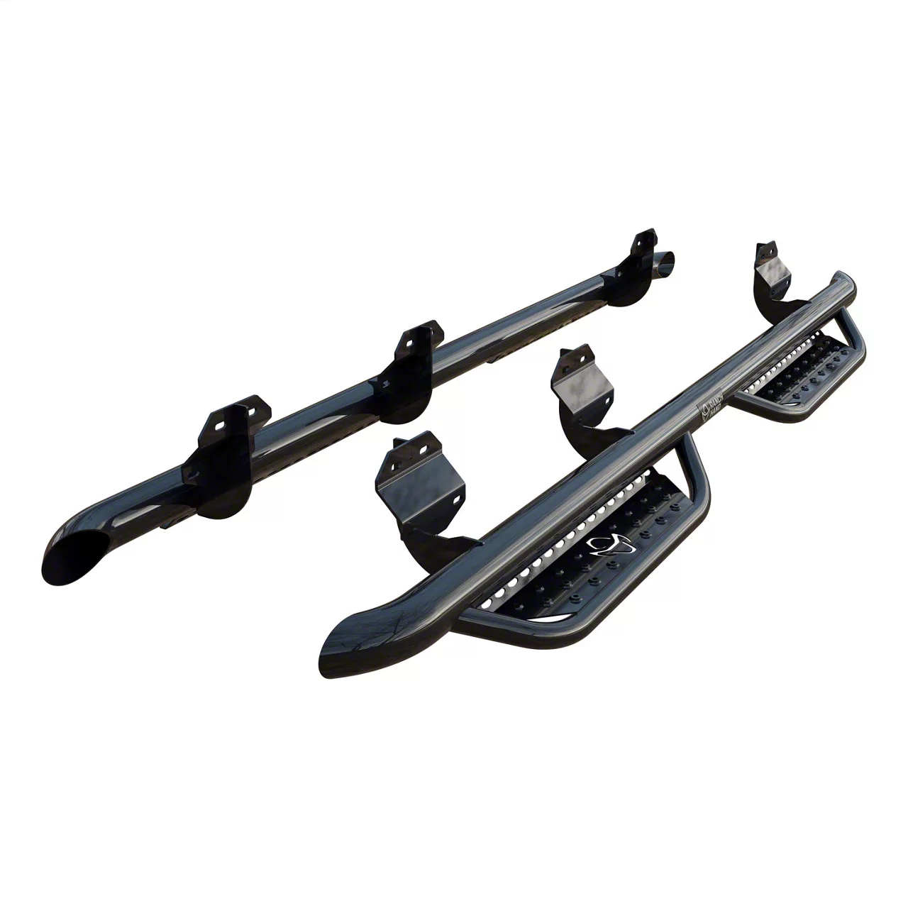 Ranch Hand F-150 Legend Series Cab Length Side Step Bars; Gloss Black ...