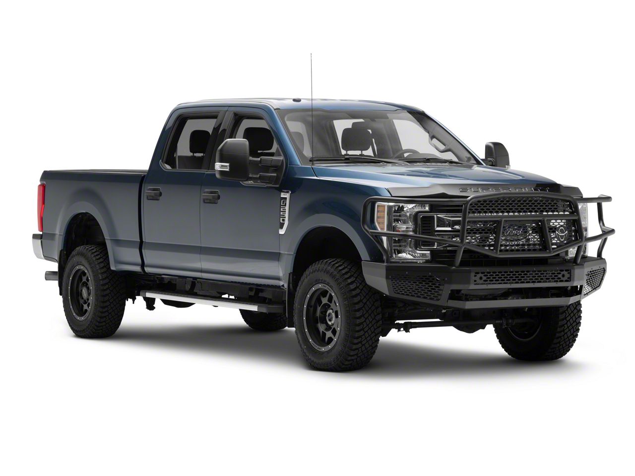 Ranch Hand F-250 Super Duty Midnight Front Bumper with Grille Guard ...