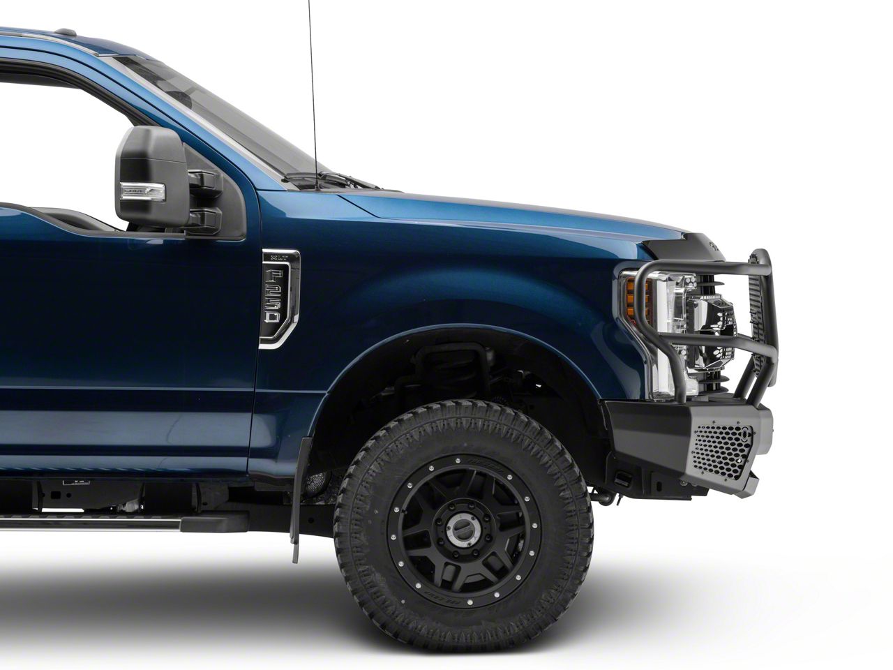 Ranch Hand F-250 Super Duty Midnight Front Bumper with Grille Guard ...