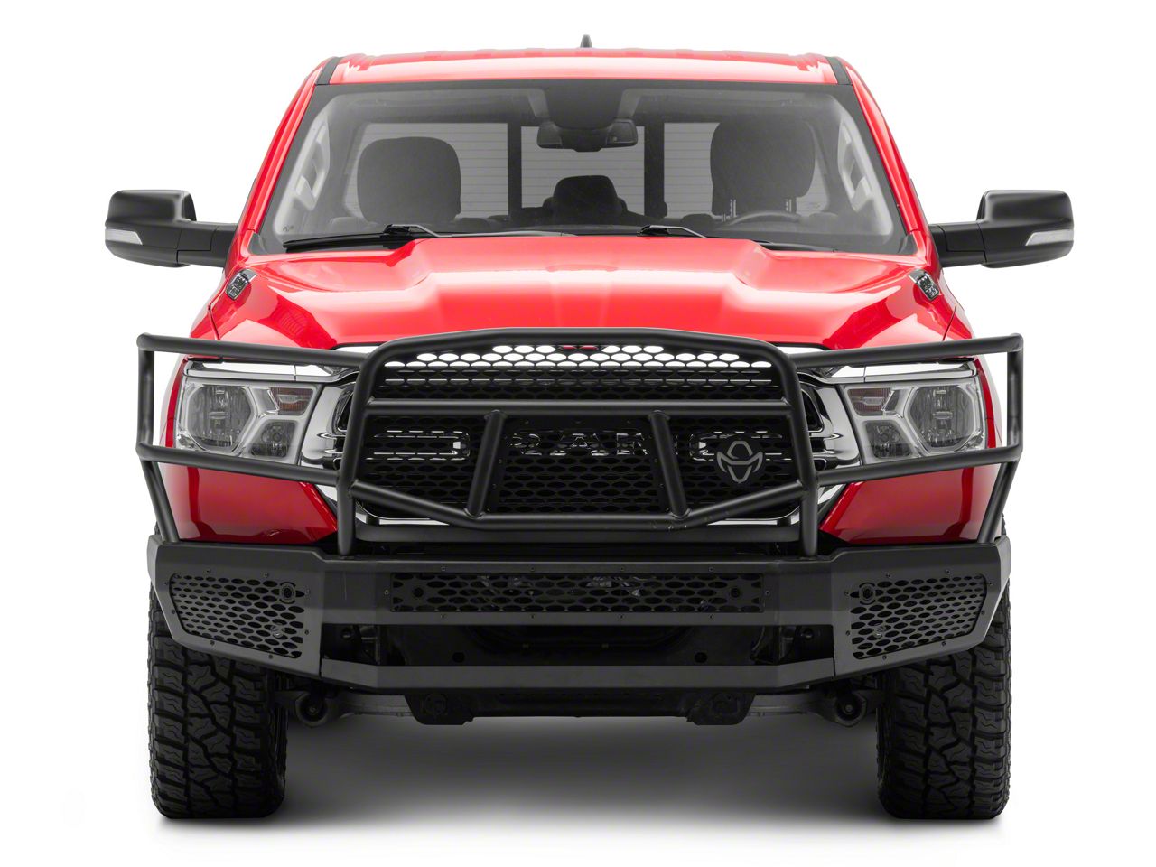 Ranch Hand RAM 1500 Midnight Front Bumper with Grille Guard MFD19HBM1 ...
