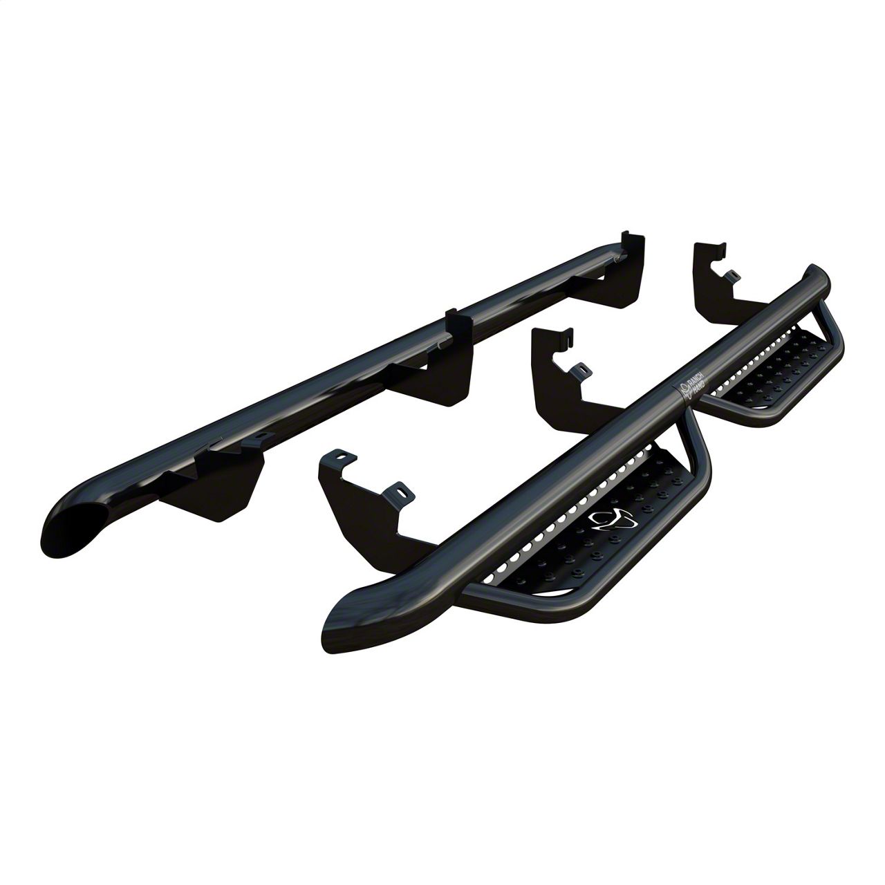 Ranch Hand Ranger Legend Series Cab Length Side Step Bars; Gloss Black ...
