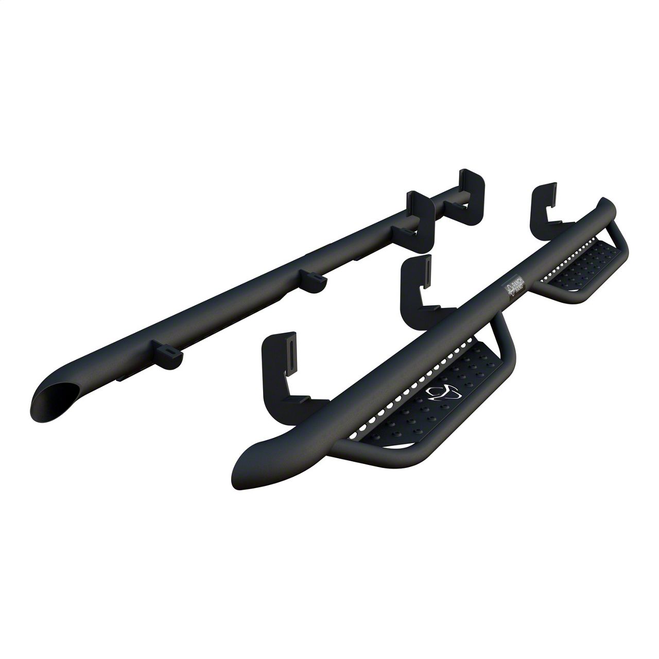 Ranch Hand Sierra 2500 Midnight Series Cab Length Side Step Bars; Matte ...