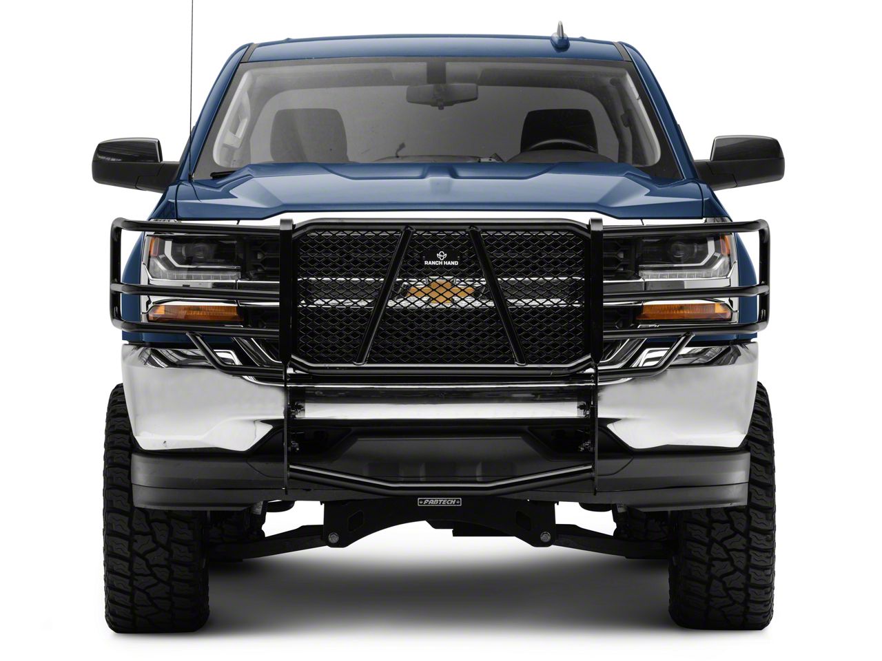 Ranch Hand Silverado 1500 Legend Grille Guard; Black GGC16HBL1 (16-18 ...