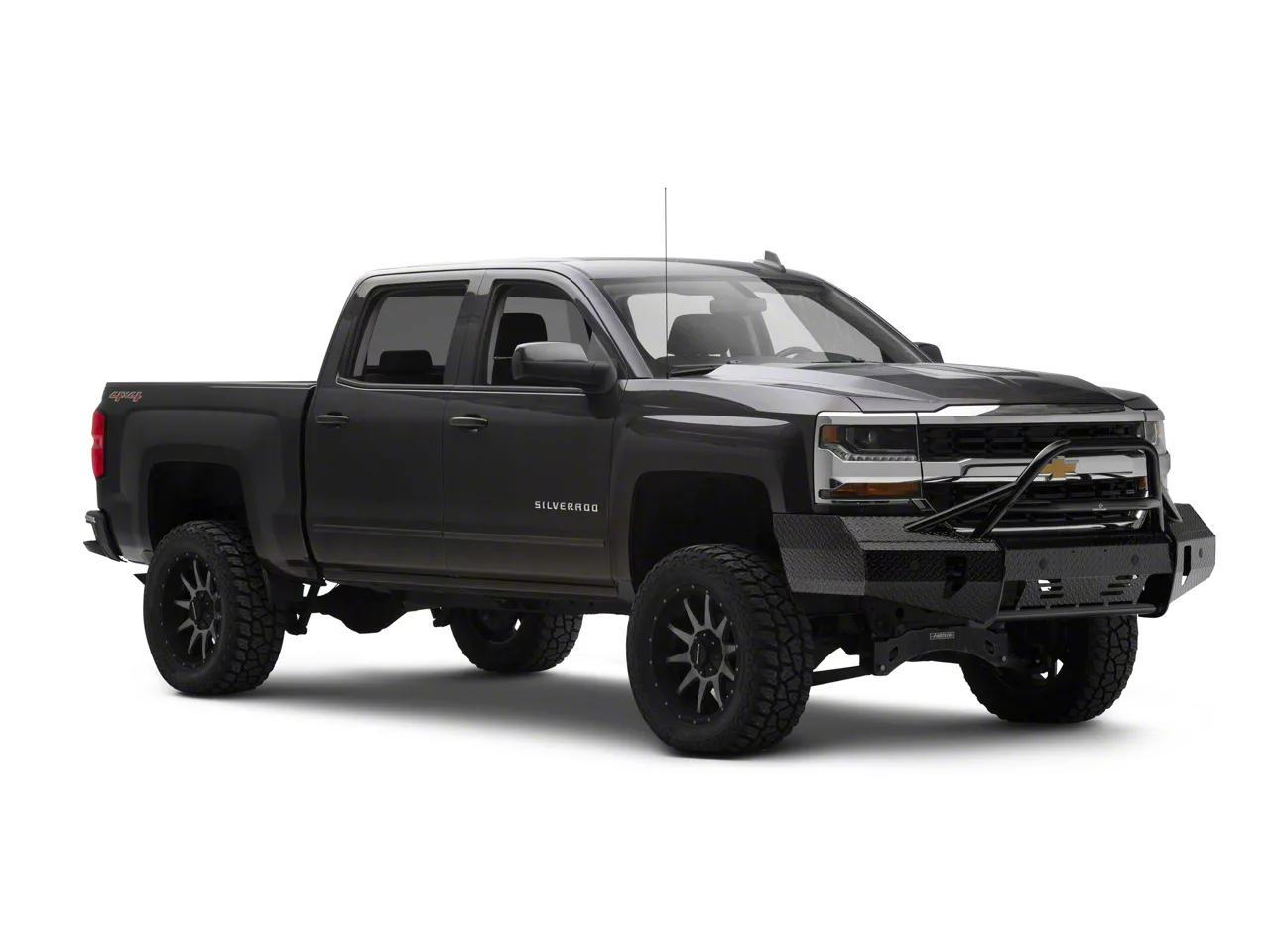 Ranch Hand Silverado 1500 Summit Bullnose Front Bumper BSC16HBL1 (16-18 ...