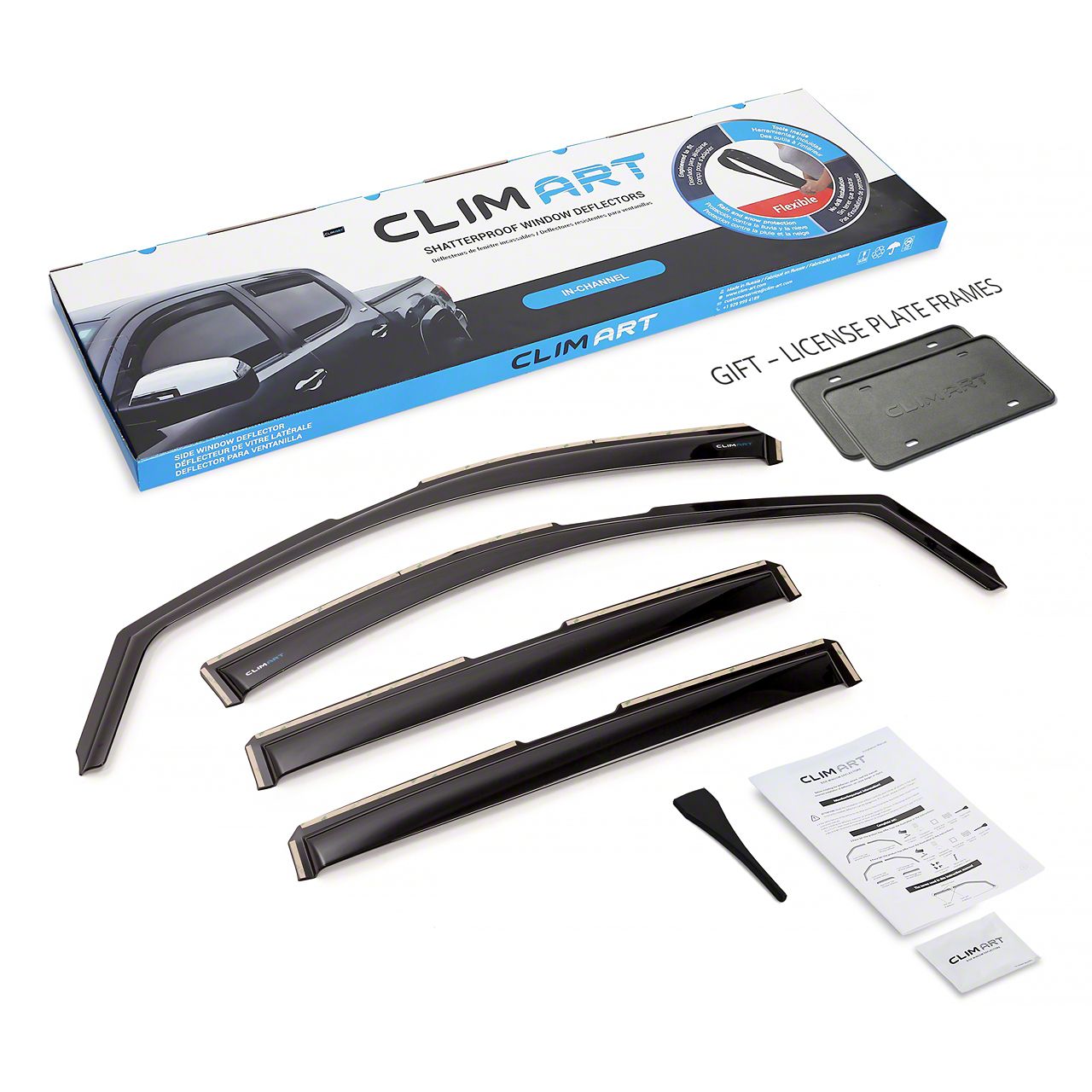 Ranger in-Channel Window Deflectors (19-23 Ranger SuperCrew) - Free ...