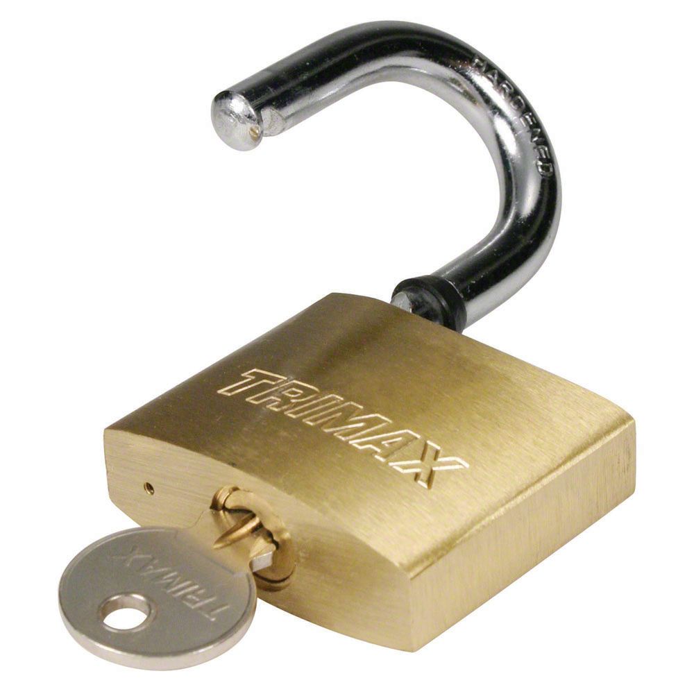 Ranger Marine Grade Solid Brass Body Padlock; 1-1/8-Inch x 5/16-Inch ...