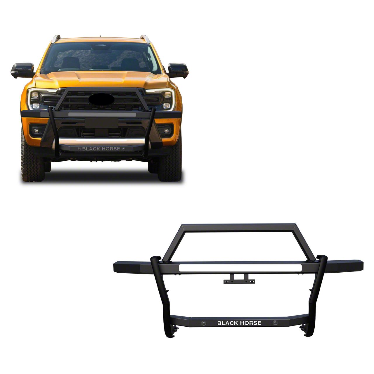 Ranger Rambler Grille Guard; Matte Black (19-23 Ranger) - Free Shipping