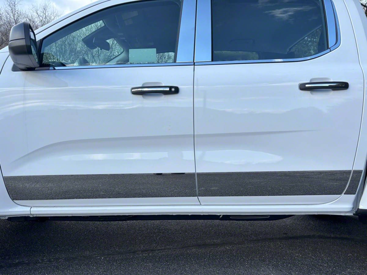 Ranger Rocker Panel Trim Kit; Stainless Steel (24-26 Ranger) - Free ...