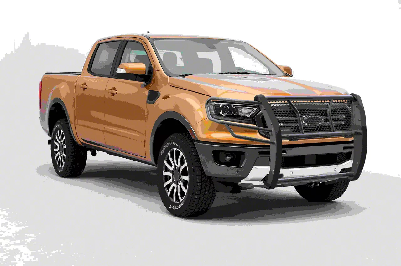 Ranger Rugged Heavy Duty Grille Guard; Black (19-23 Ranger) - Free Shipping