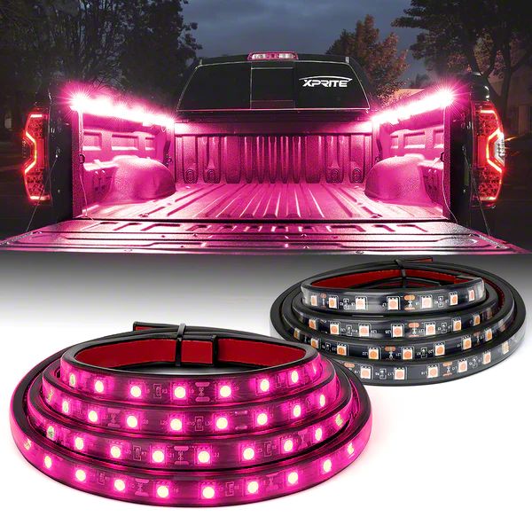 Ranger Spire 2 Series LED Truck Bed Light Strips; Pink (Universal; Some ...
