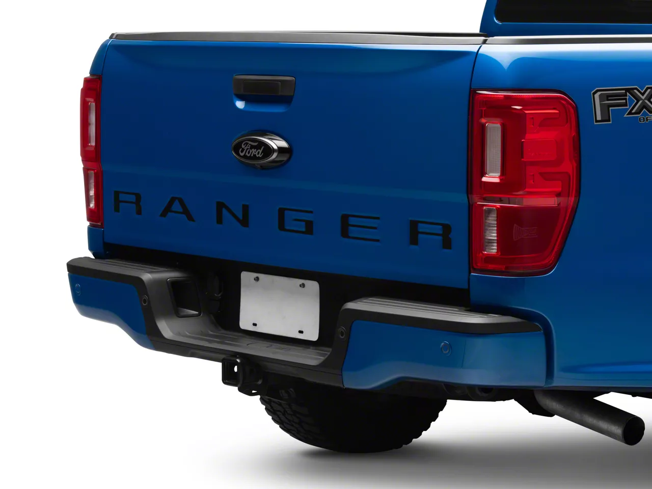 Ranger Tailgate Insert Letters; Matte Black (19-23 Ranger) - Free Shipping