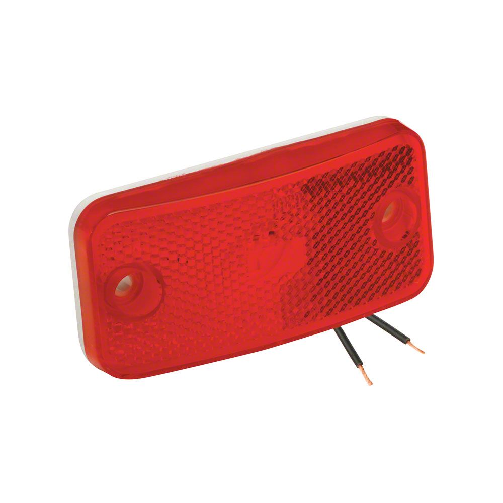 Ranger Trailer Clearance Light 178; Red with White Base