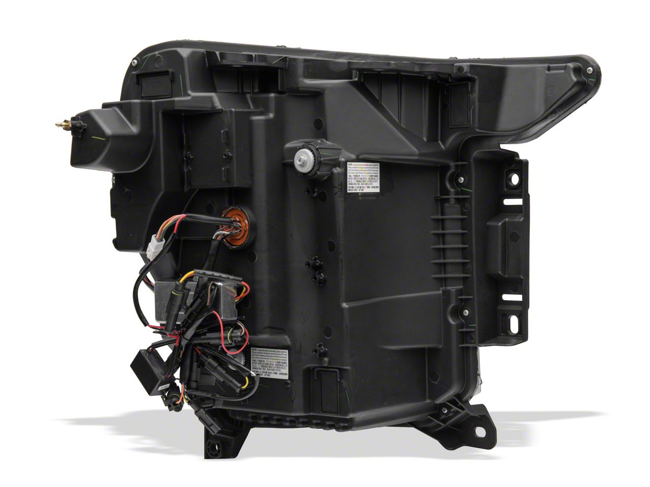 Raxiom F-150 CXR Series LED Headlights with White DRL; Black Housing ...