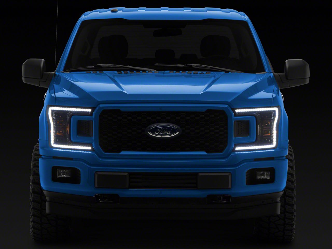Raxiom F-150 CXR Series V2 LED Headlights; Black Housing; Clear Lens ...