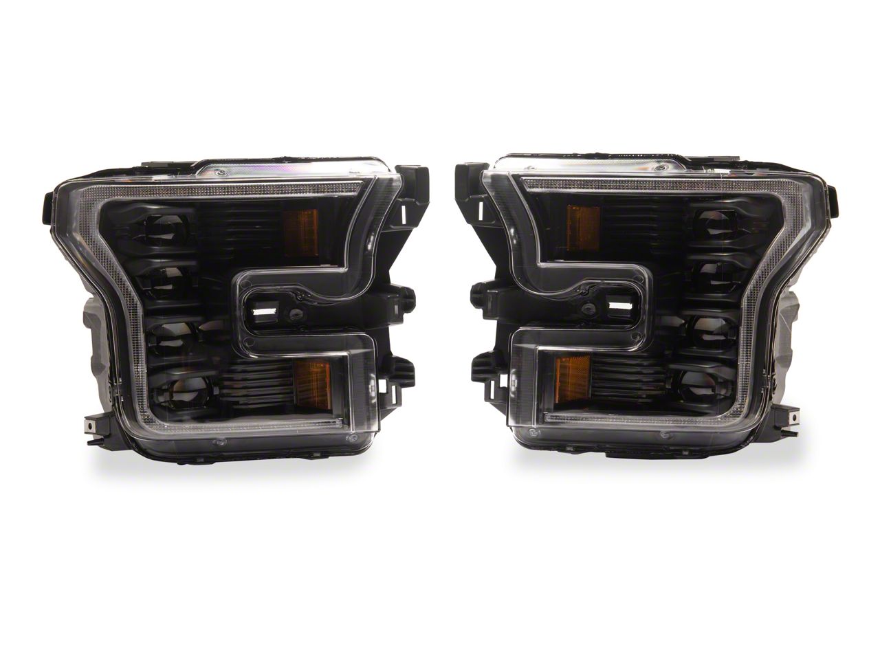 Raxiom F-150 CXR Series V2 LED Projector Headlights; Black Housing ...