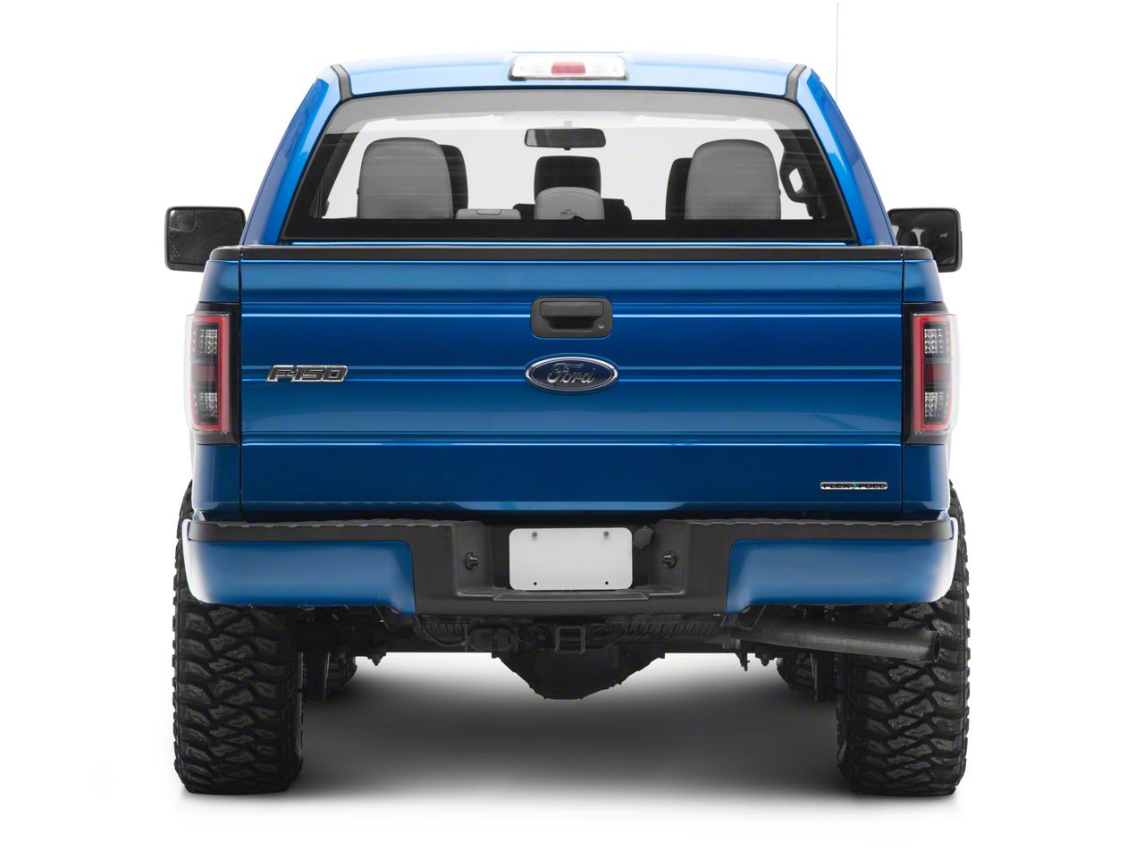 Raxiom F-150 LED Ring Tail Lights; Black Housing; Clear Lens T583567 ...