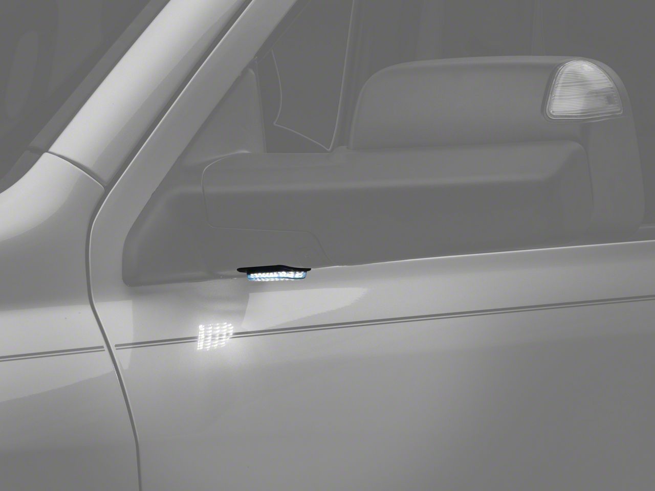 Raxiom RAM 1500 Axial Series LED Mirror Puddle Lights; Smoked R172925 ...