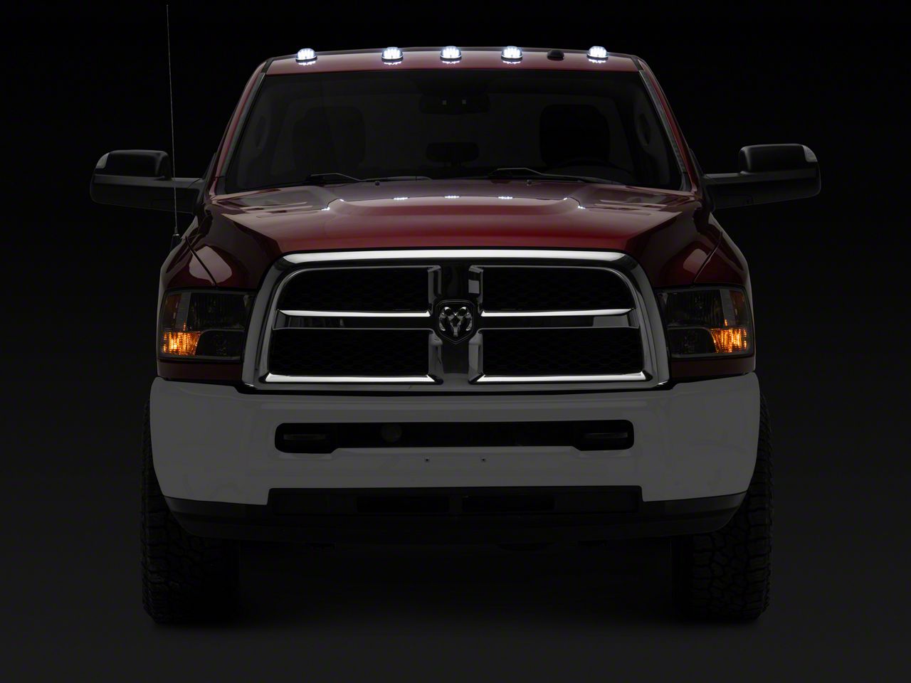 Raxiom RAM 2500 Axial Series LED Cab Roof Clearance Lighting; White ...