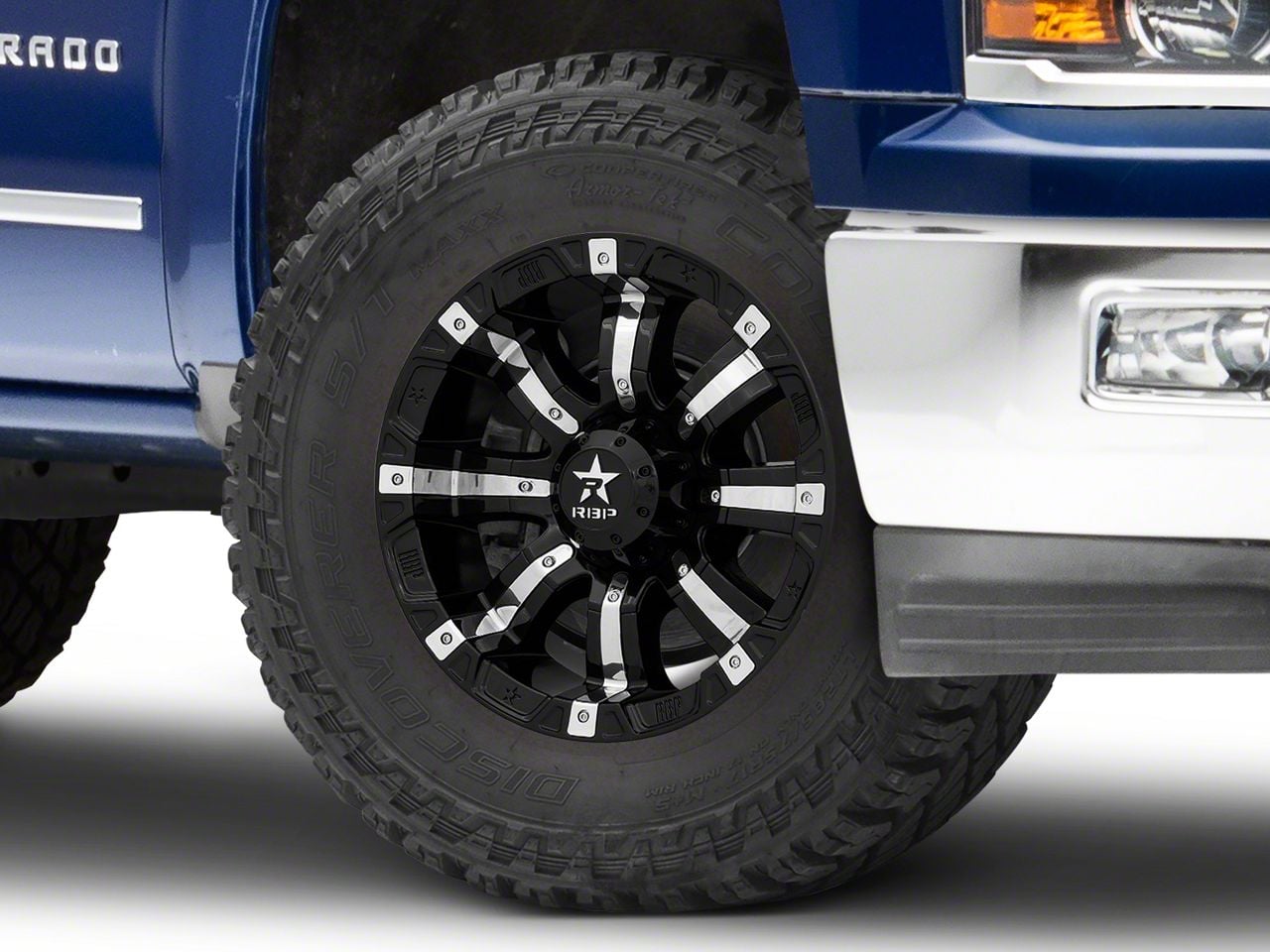 RBP Silverado 94R Black w/ Chrome Inserts 6-Lug Wheel - 18x10; 0mm ...