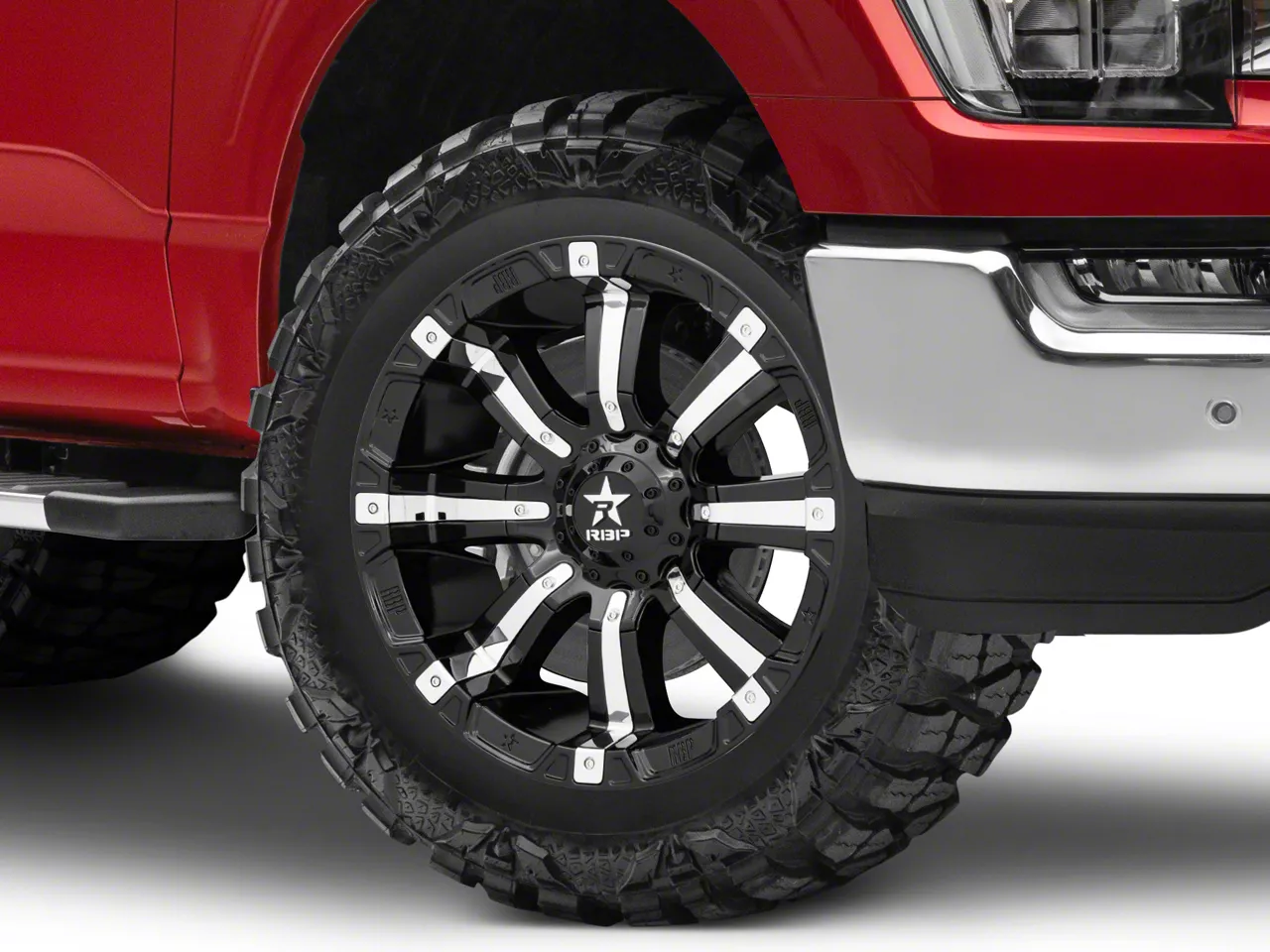 RBP F-150 94R Black with Chrome Inserts 6-Lug Wheel; 20x10; -25mm ...