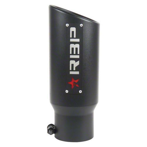 RBP Ranger 5-Inch RX-1 High Heat Textured Black Exhaust Tip; 4-Inch ...