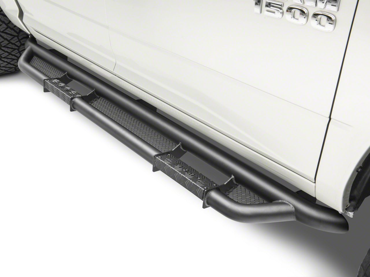 RBP RAM RX-3 Cab Length Side Step Bars - Black R102462 (09-18 RAM 1500 ...