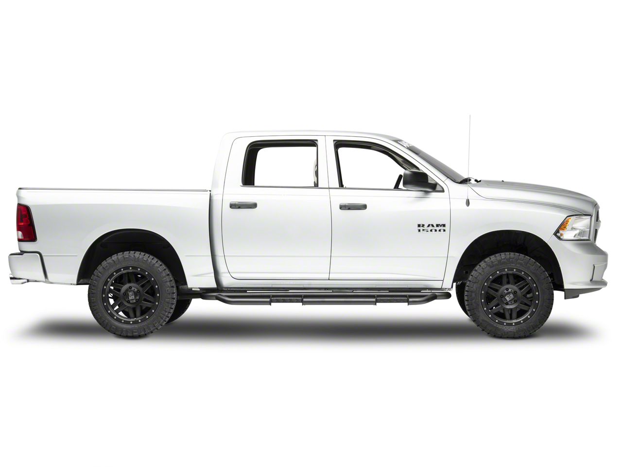 RBP RAM RX-3 Cab Length Side Step Bars - Black R102462 (09-18 RAM 1500 ...