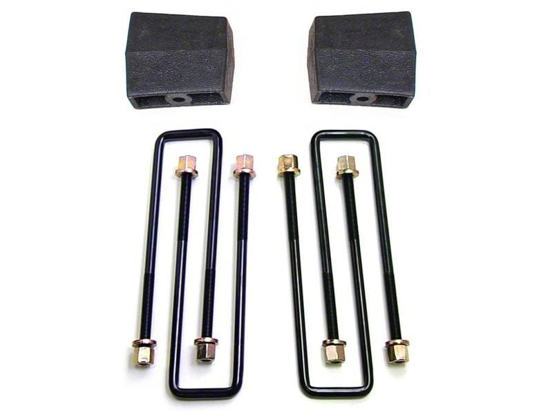 ReadyLIFT Silverado 4 in. Rear Lift Block Kit 26-3104 (14-18 Silverado ...