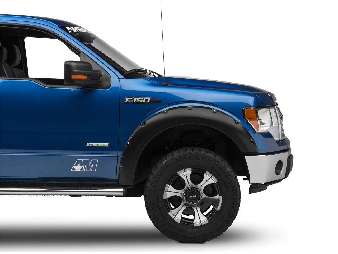 F-150 Illuminated 2 Piece Emblem Kit - Black (09-14 F-150, Excluding ...