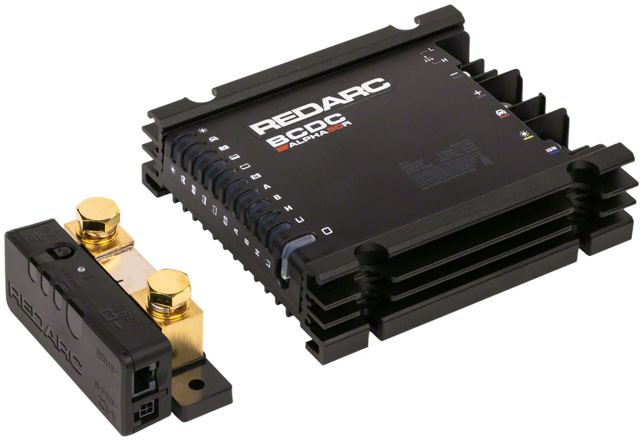 Redarc RAM 2500 BCDC Alpha50 R DC Battery Manager; 12-Volt; 50A ...
