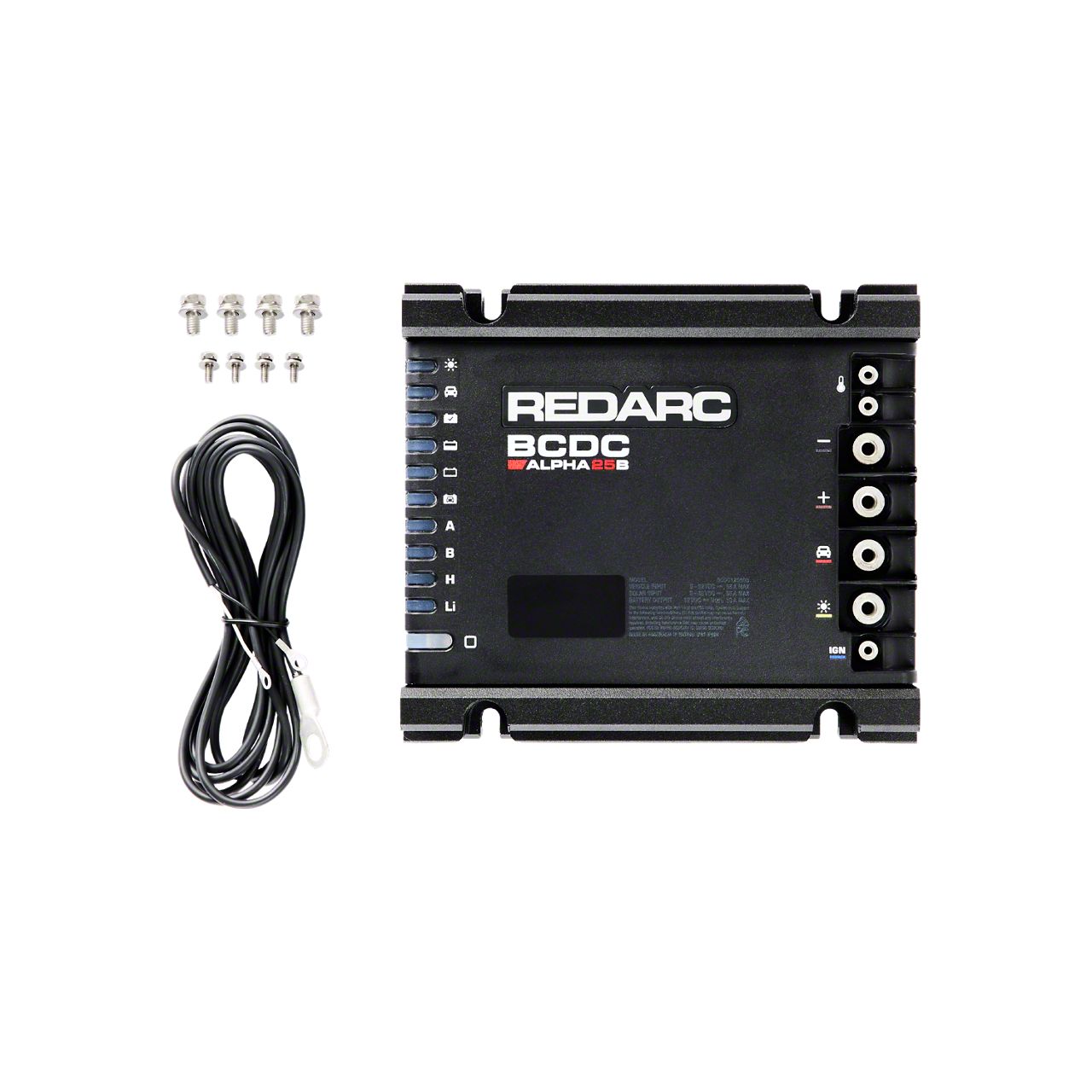 Redarc Ranger BCDC Alpha25 DC Battery Charger with Solar Controller; 12 ...