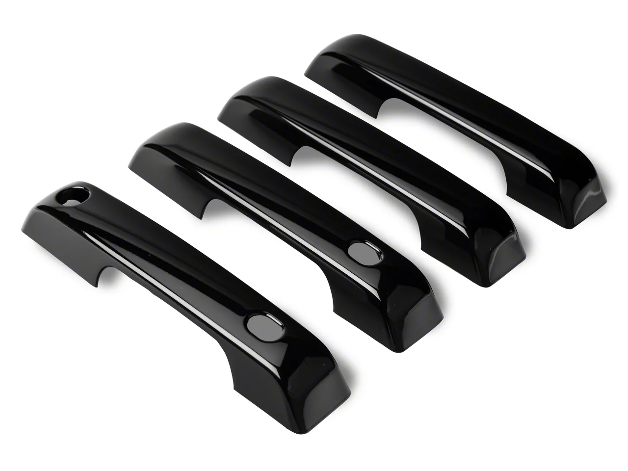 RedRock F-150 Door Handle Covers; Black T569021 (21-25 F-150 w/ Smart ...