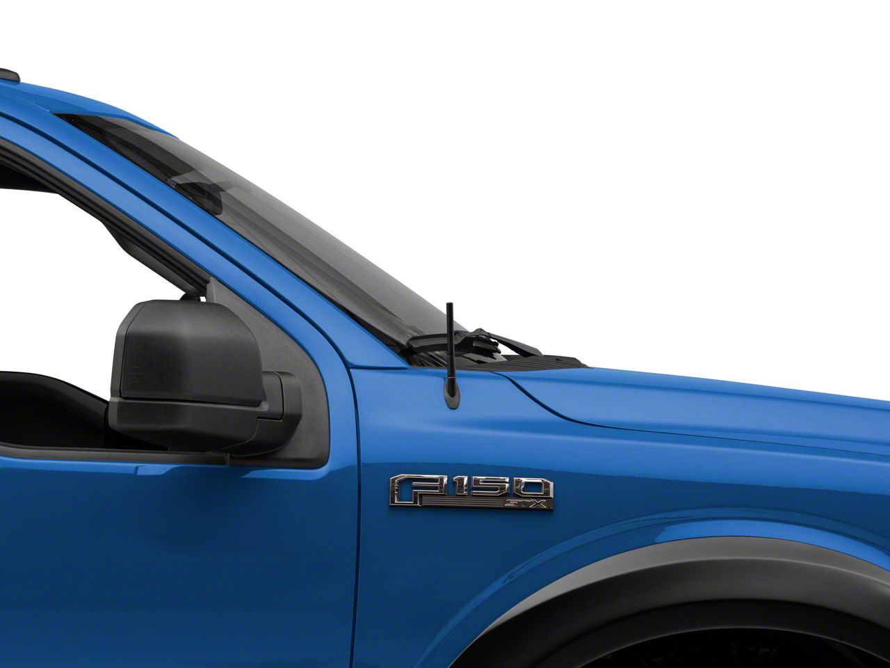 RedRock Short Billet Black Antenna 5 Inch 97 25 F 150