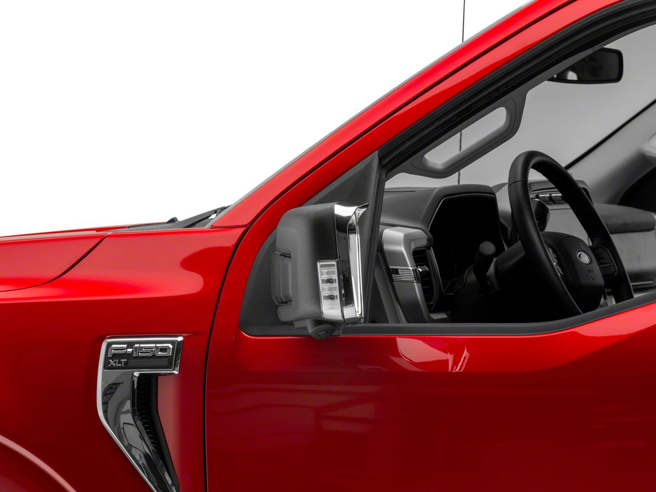 RedRock F-150 Side Mirror Trim; Chrome T569028 (21-25 F-150) - Free ...