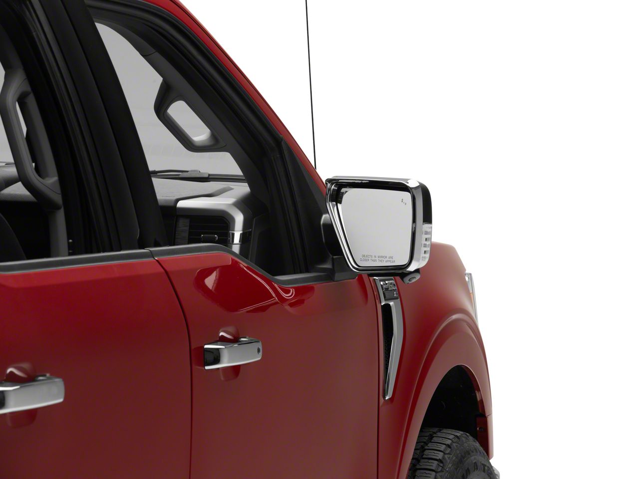 RedRock F-150 Side Mirror Trim; Chrome T569028 (21-25 F-150) - Free ...