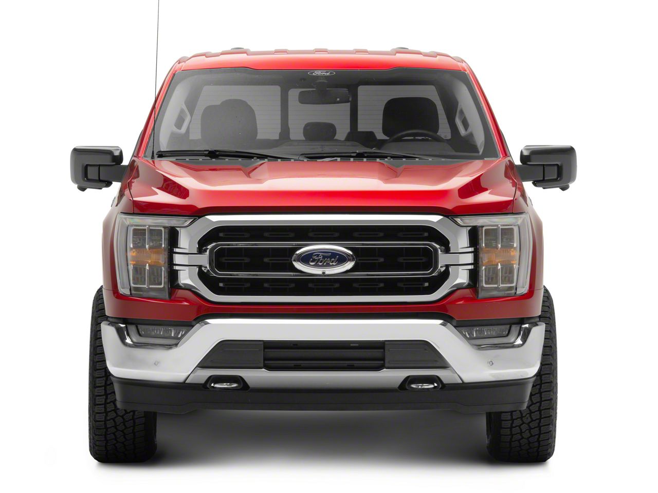 RedRock F-150 Side View Mirror Trim; Carbon Fiber T569029 (21-25 F-150 ...