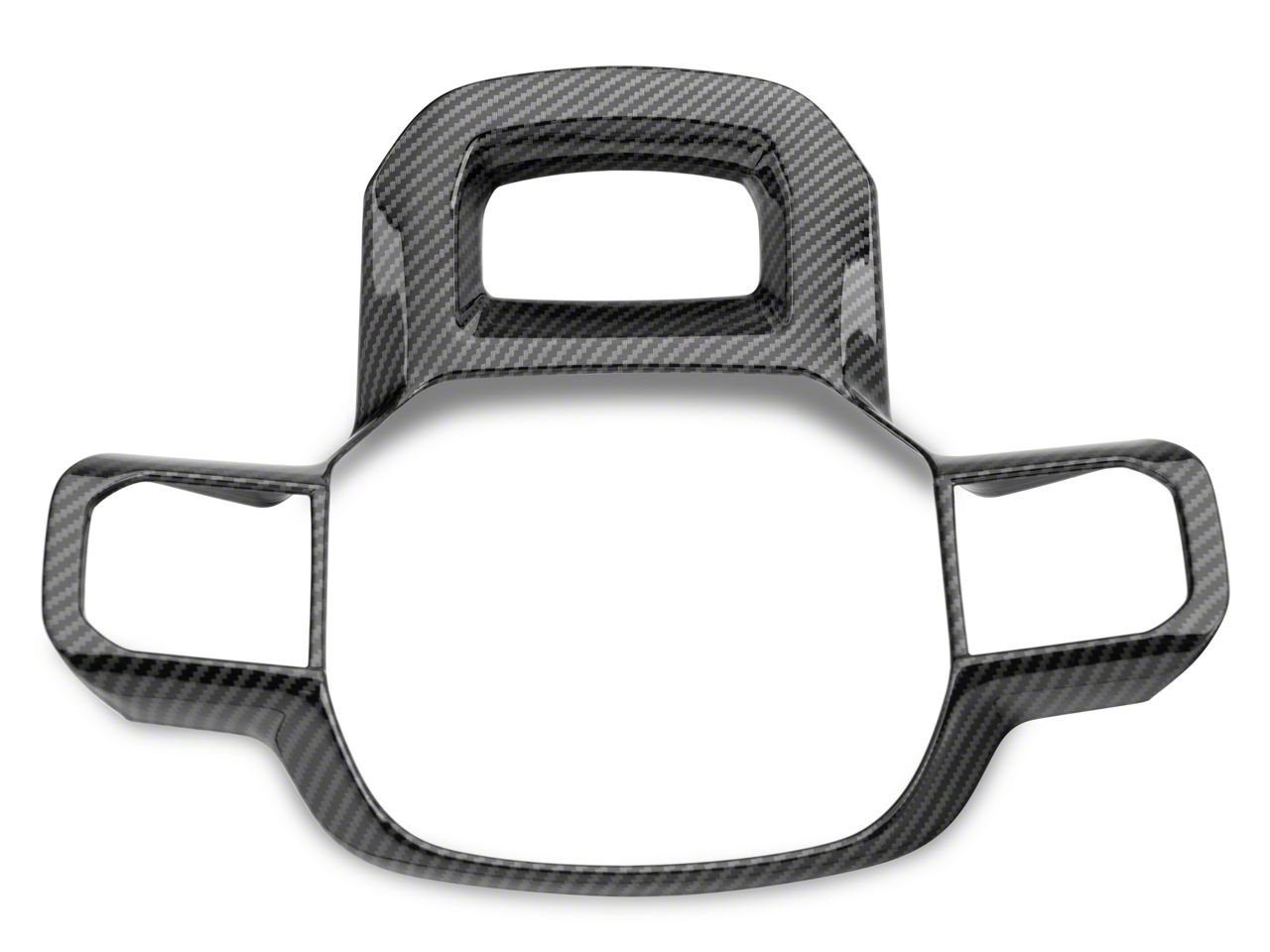 RedRock F-150 Steering Wheel Trim; Carbon Fiber T569030 (21-25 F-150 ...