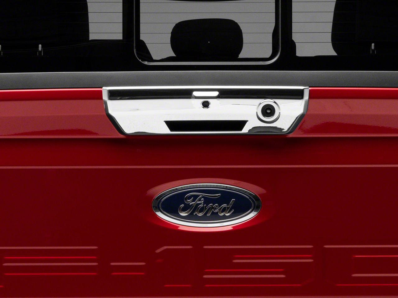 RedRock F-150 Tailgate Handle Cover; Chrome T569034 (21-25 F-150 w ...