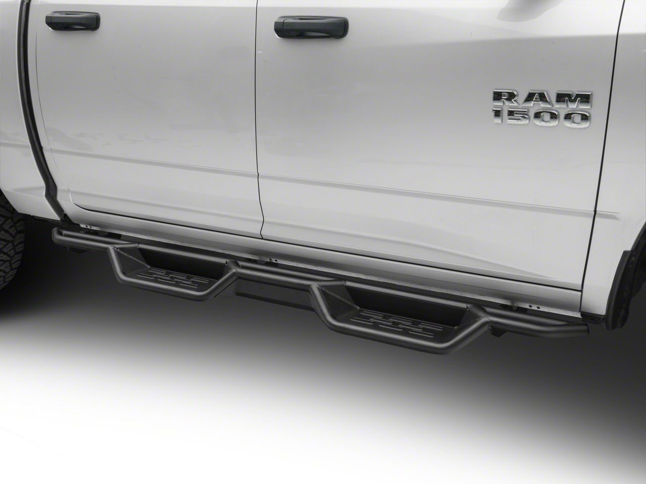 Barricade RAM 1500 HD Drop Side Step Bars R109750 (09-18 RAM 1500 Crew ...