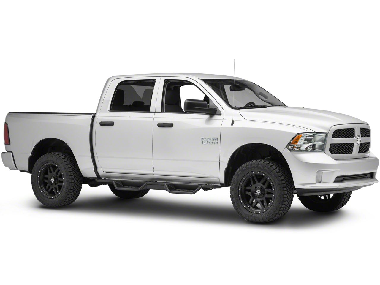 Barricade RAM 1500 HD Drop Side Step Bars R109750 (09-18 RAM 1500 Crew ...