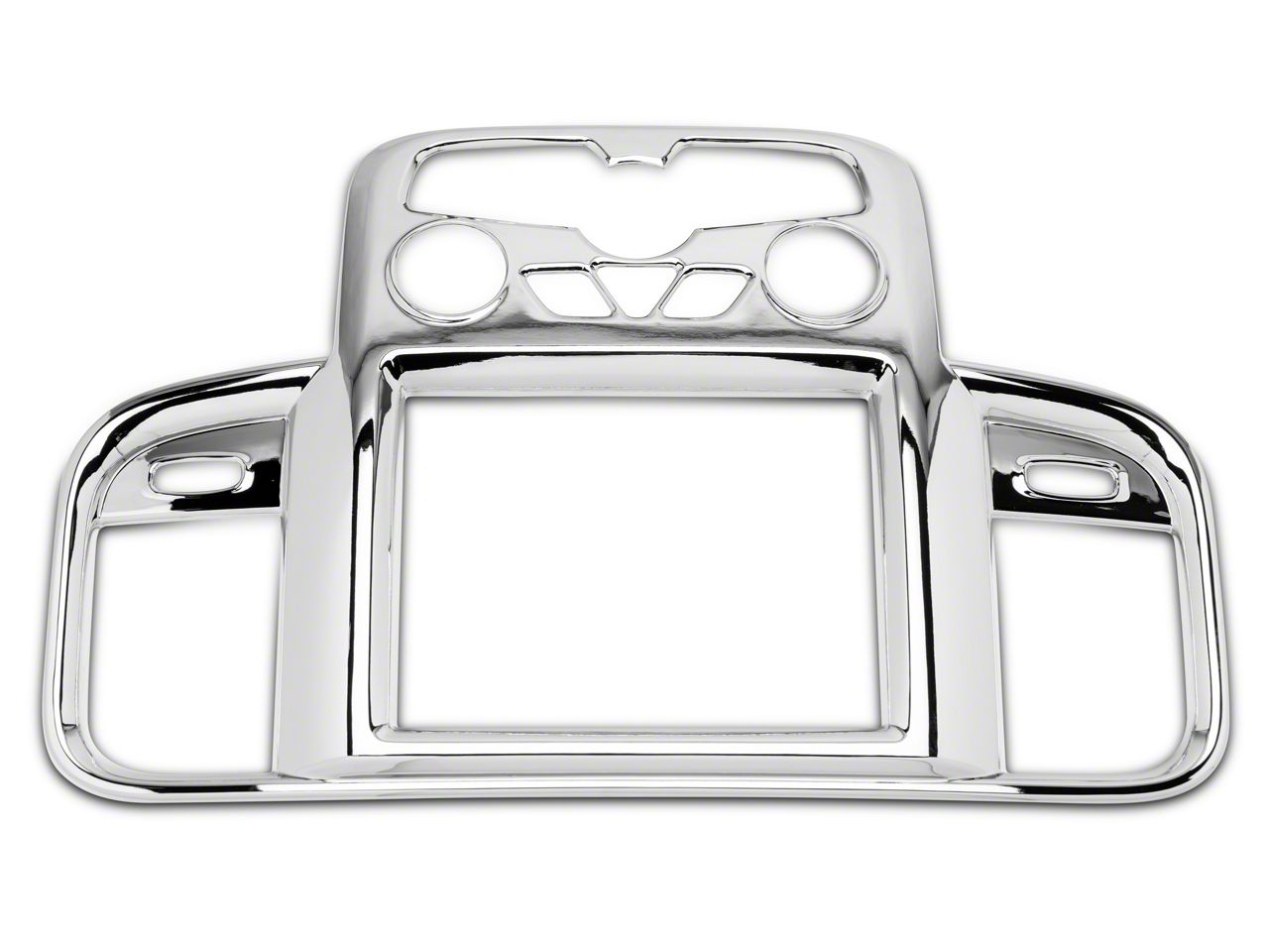 RedRock RAM 1500 Center Console Trim; Chrome R133612 (13-18 RAM 1500 w ...