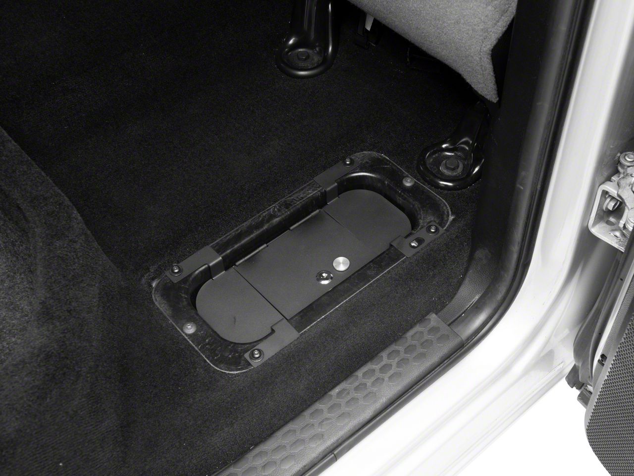 RedRock RAM 1500 Rear Seat Locking Floor Storage Box R132203 (09-18 RAM ...