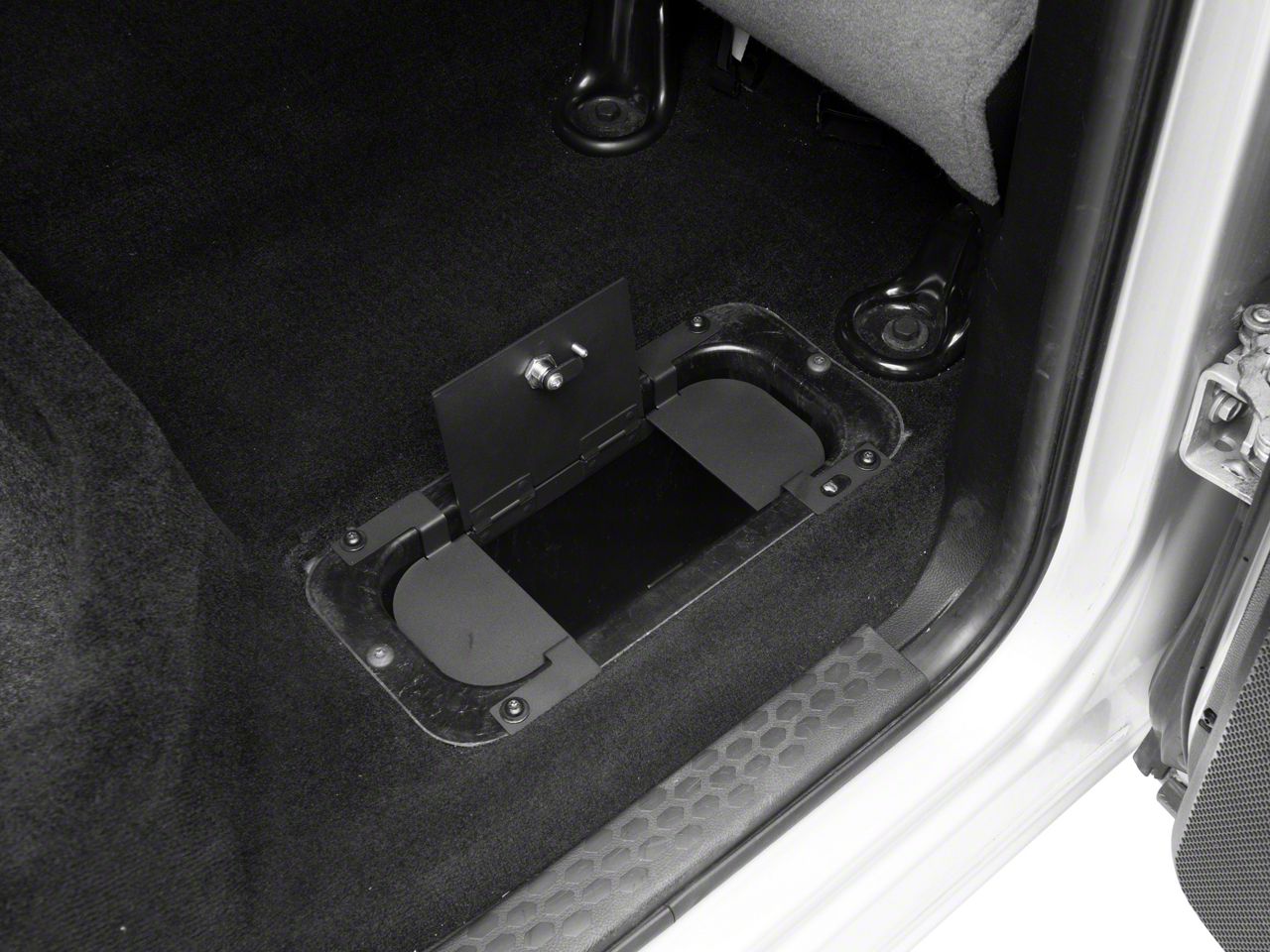 RedRock RAM 1500 Rear Seat Locking Floor Storage Box R132203 (09-18 RAM ...