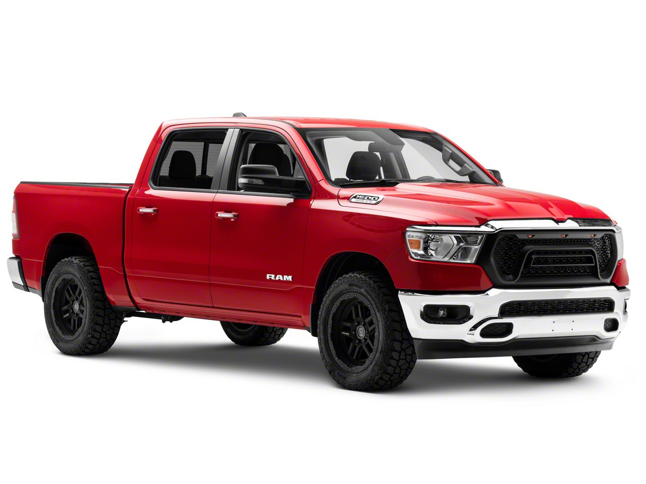 RedRock RAM 1500 Rebel Style Upper Replacement Grille with LED DRL ...